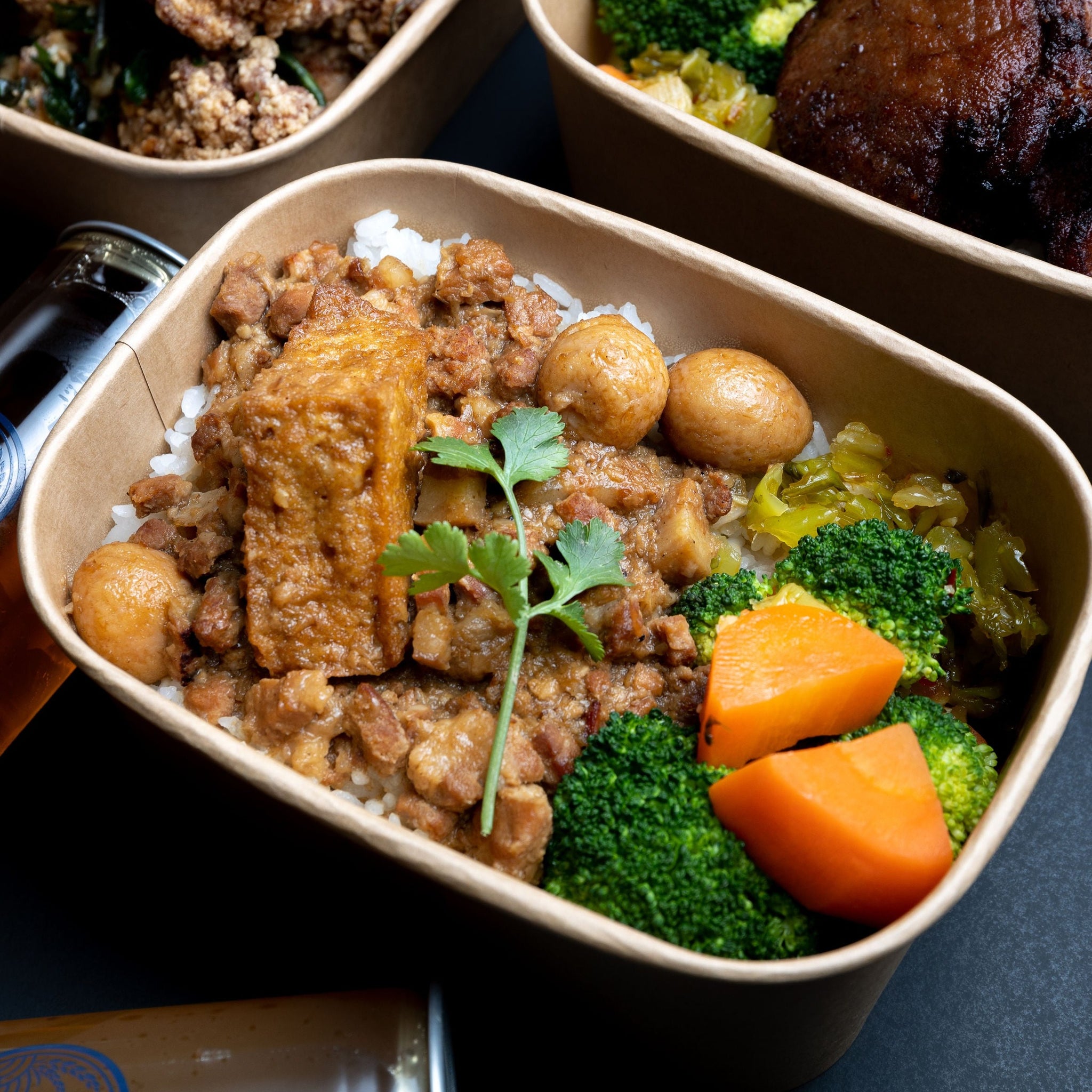 Pork Ragu On Rice - 滷肉飯便當 | A.Bento Canada